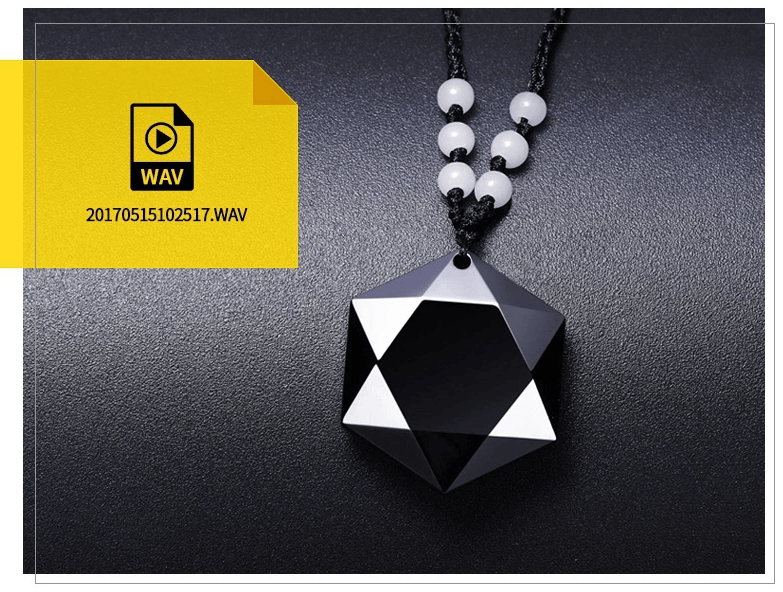 Necklace Voice-activated Audio Recorder with 8 GB Integrated Memory ...